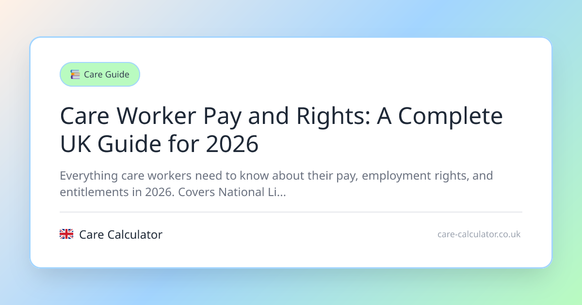 Care Worker Pay and Rights: A Complete UK Guide for 2026 | Care ...